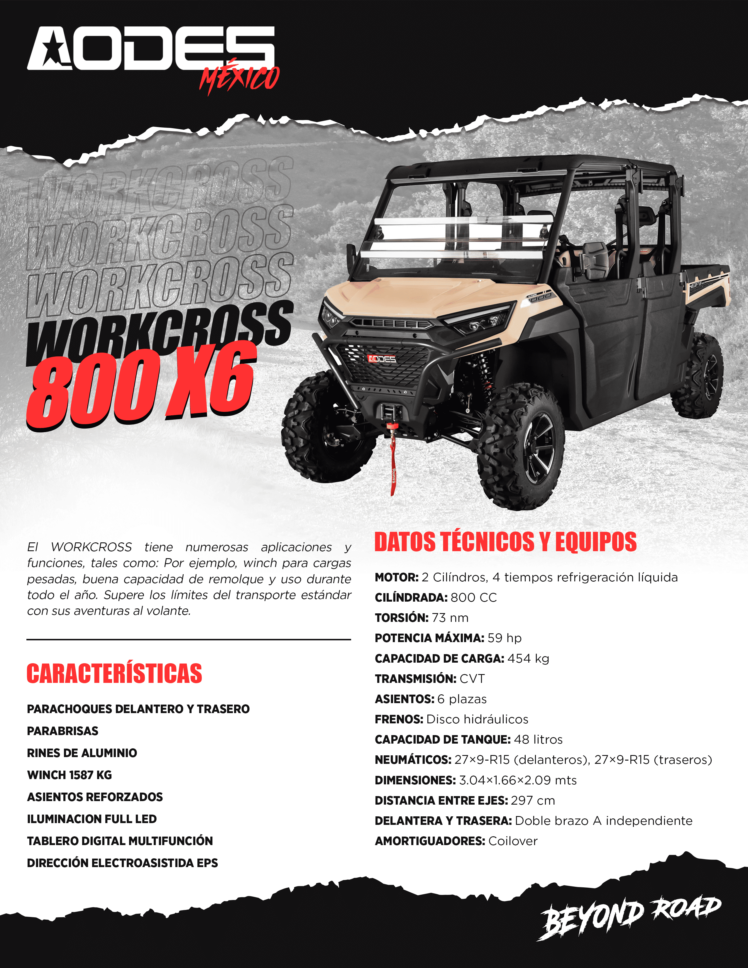 Workcross 800 X6 | AODES México